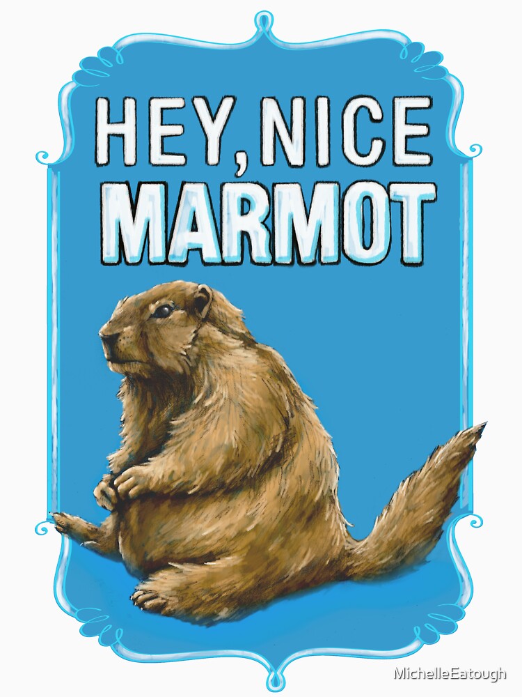 "BIG LEBOWSKI- the Dude - Hey, Nice Marmot" T-shirt for Sale by ...