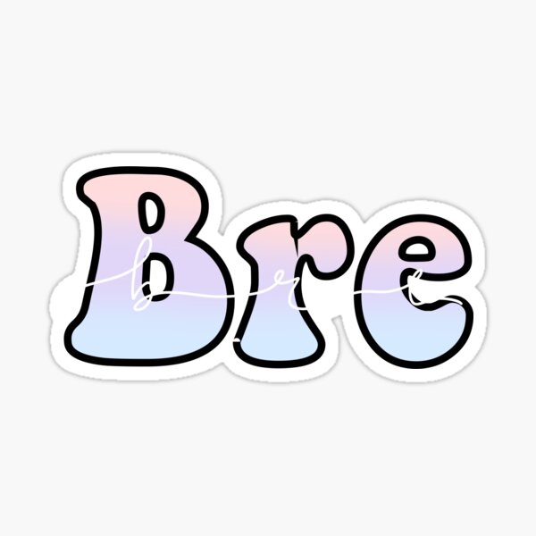 "Bre custom" Sticker for Sale by chloemadesigns | Redbubble