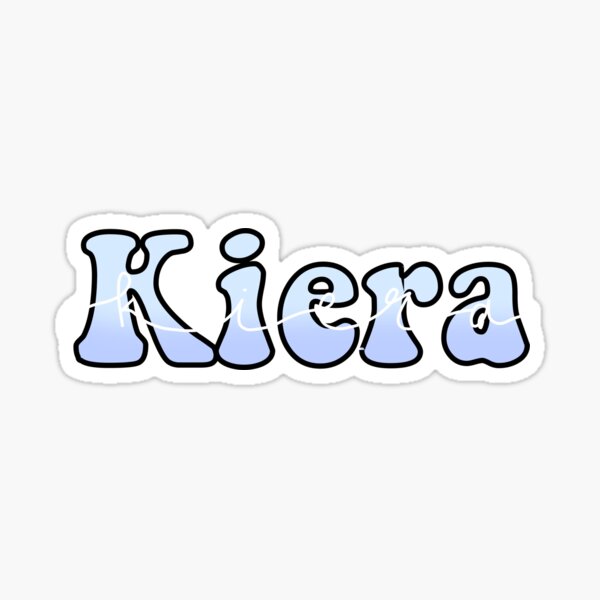 "Kiera custom" Sticker for Sale by chloemadesigns | Redbubble