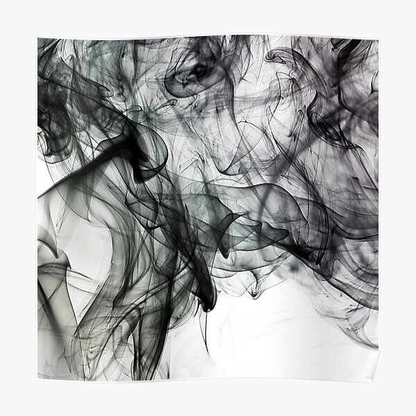 "Black Smoke" Poster by Radiant-Style | Redbubble