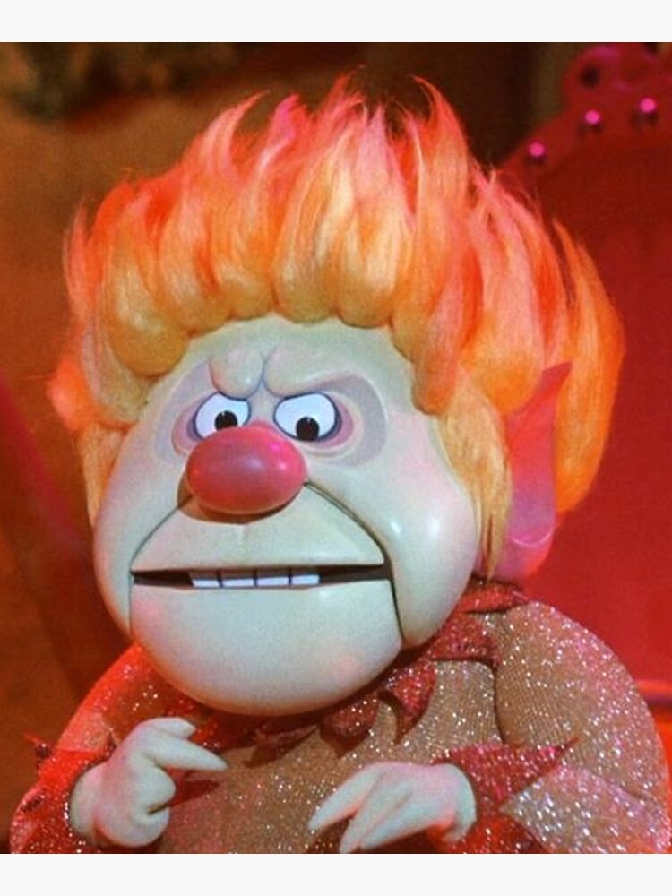 "Heat Miser" Mounted Print by Slinky-Reebs | Redbubble