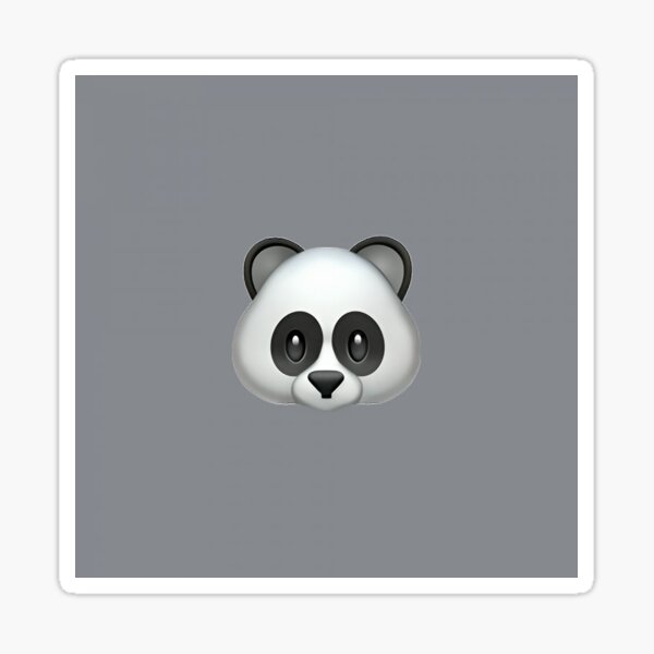 "Panda face " Sticker for Sale by PandaFOrCe | Redbubble
