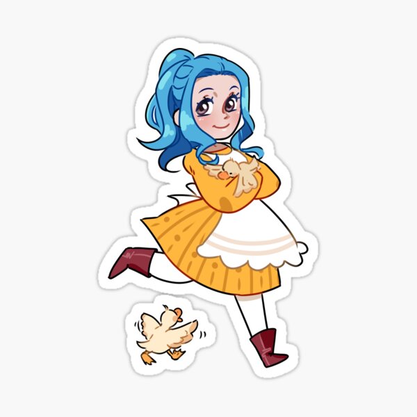 "Summer dress (Vivi)" Sticker for Sale by ksuzee | Redbubble