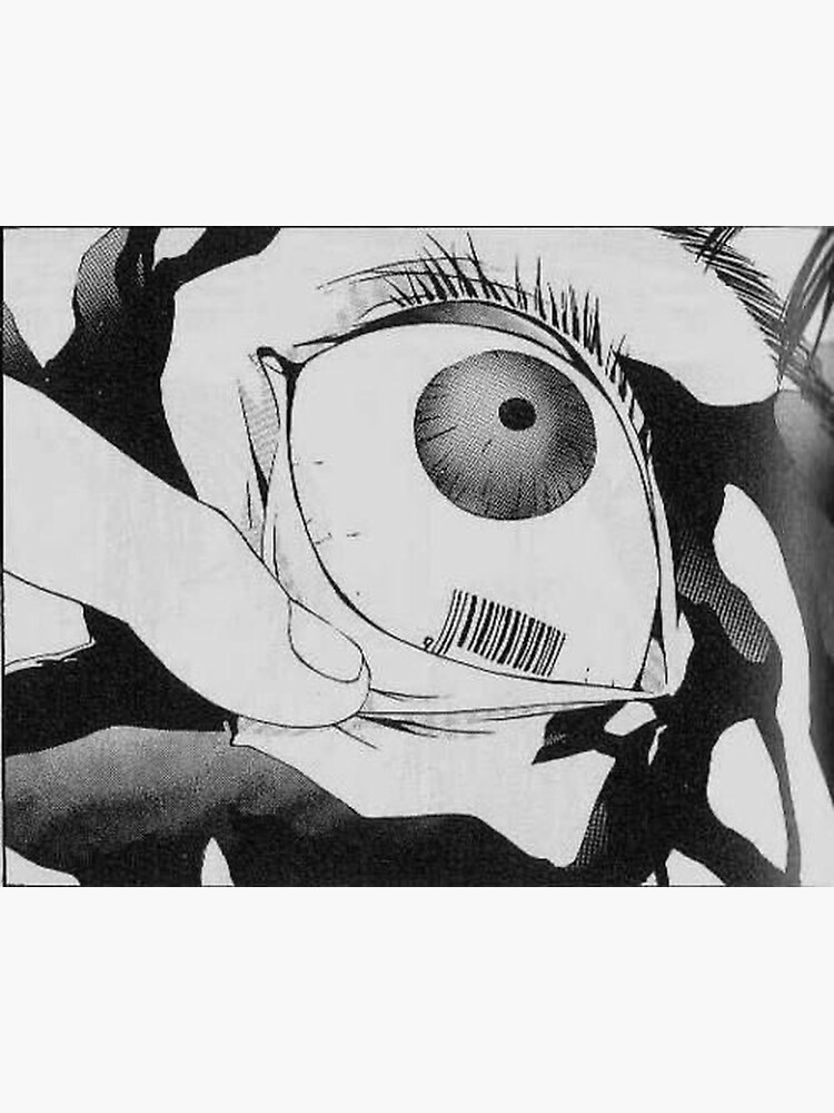 "Edgy Eye Manga Aesthetic " Sticker for Sale by HeartBreakKidd | Redbubble