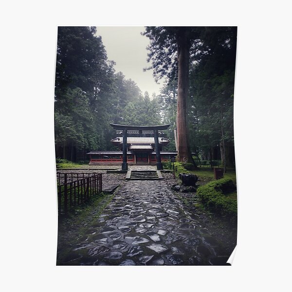 "Nikko Japanese Temple" Poster by DriXxArt | Redbubble