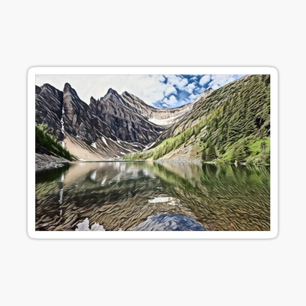 "Lake Agnes- Banff National Park, Canada" Sticker for Sale by ...