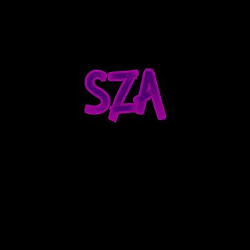 "SZA" Sticker for Sale by PeoplesayDisign | Redbubble
