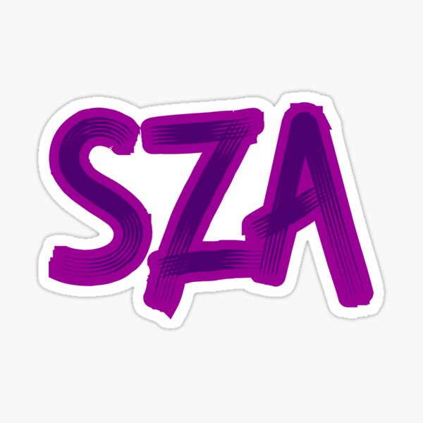 "SZA" Sticker for Sale by PeoplesayDisign | Redbubble