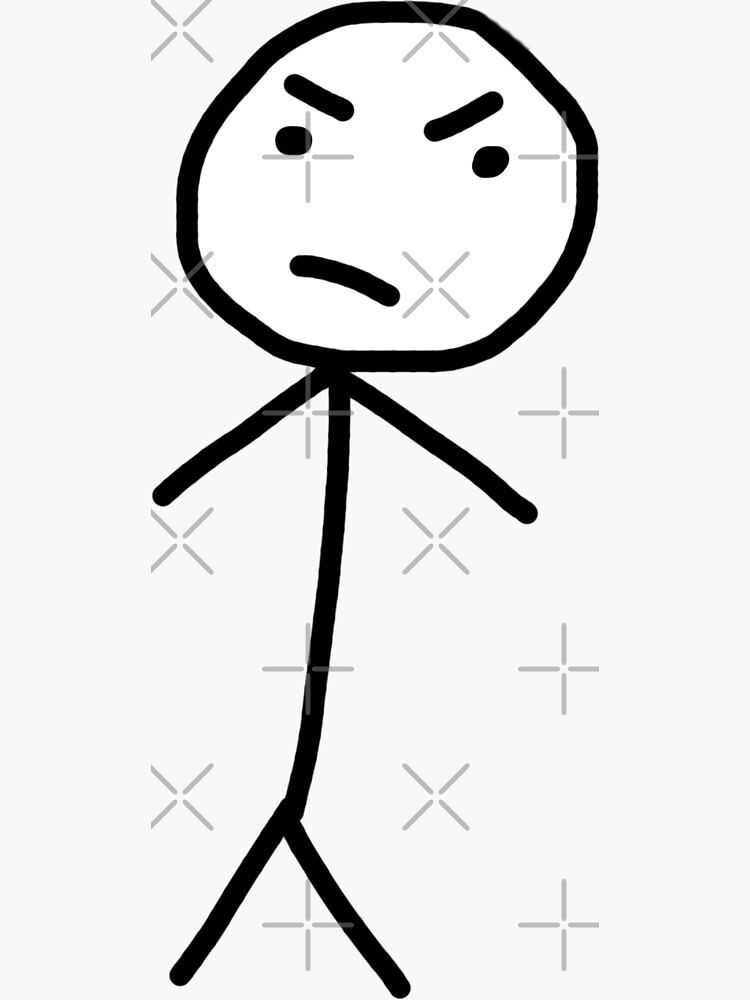 "mad stick Sticker" Sticker by deeetings | Redbubble