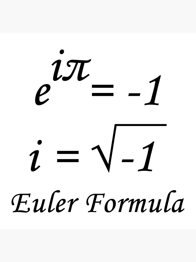 "Euler Formula" Art Print by lsepolis123 | Redbubble