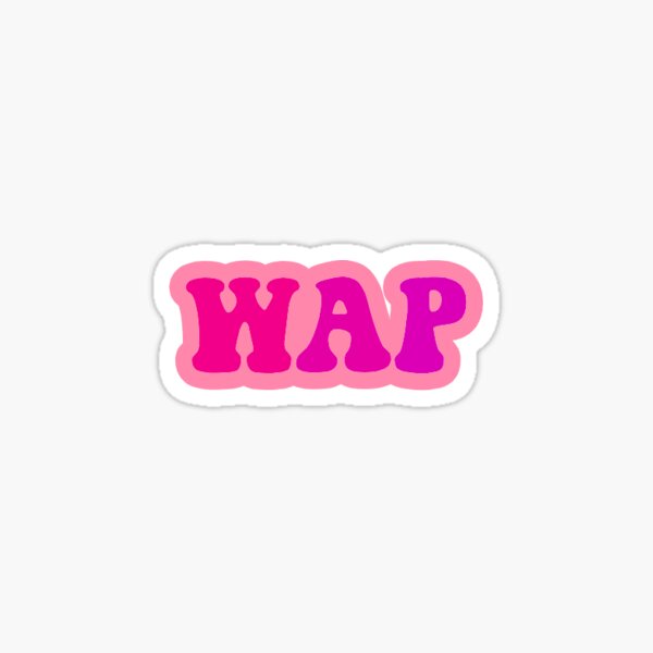 "Wap" Sticker for Sale by kha02 | Redbubble