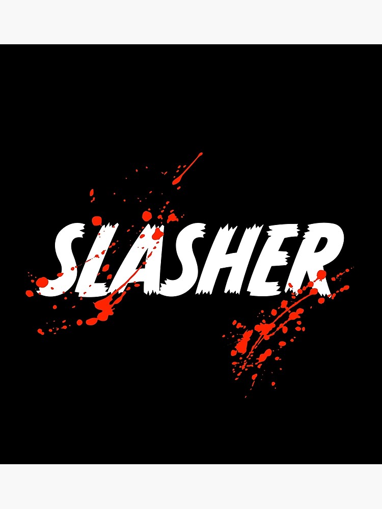 "Slasher Fan" Poster by ereyeshorror | Redbubble