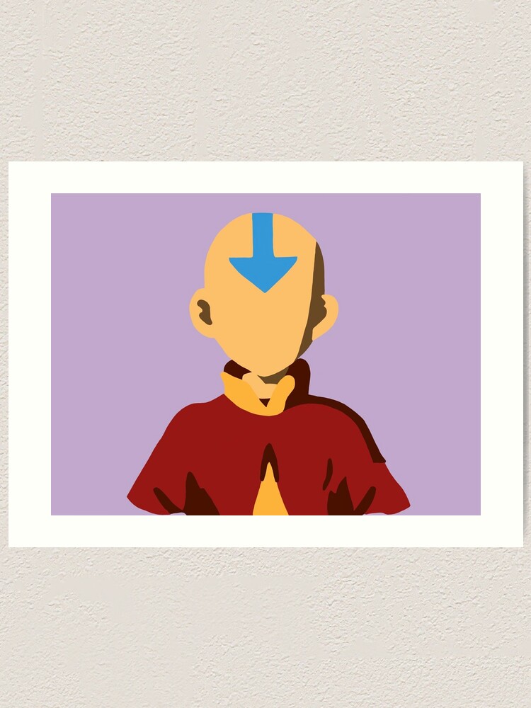 "Avatar Aang Silhouette" Art Print by mesmith27 | Redbubble