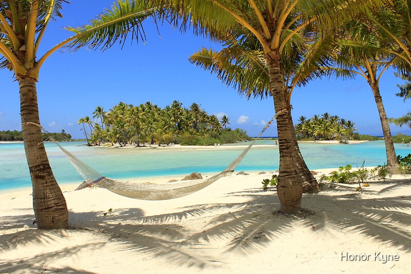 "Hammock - Bora Bora" by Honor Kyne | Redbubble