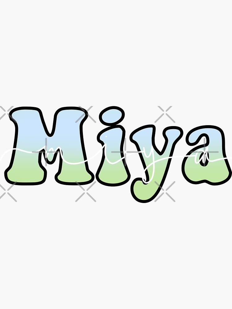 "Miya custom" Sticker for Sale by chloemadesigns | Redbubble