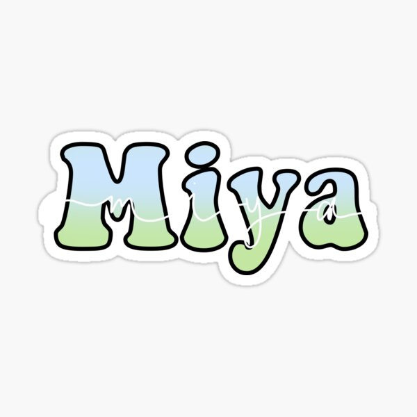"Miya custom" Sticker for Sale by chloemadesigns | Redbubble