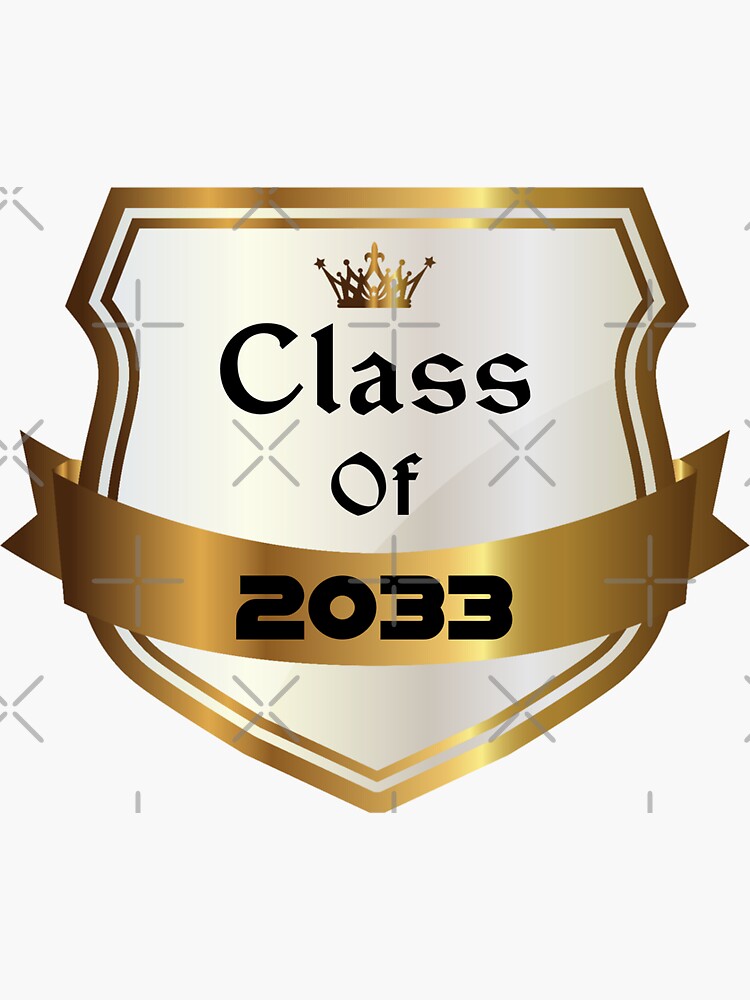 "Class of 2033" Sticker for Sale by Driesman | Redbubble