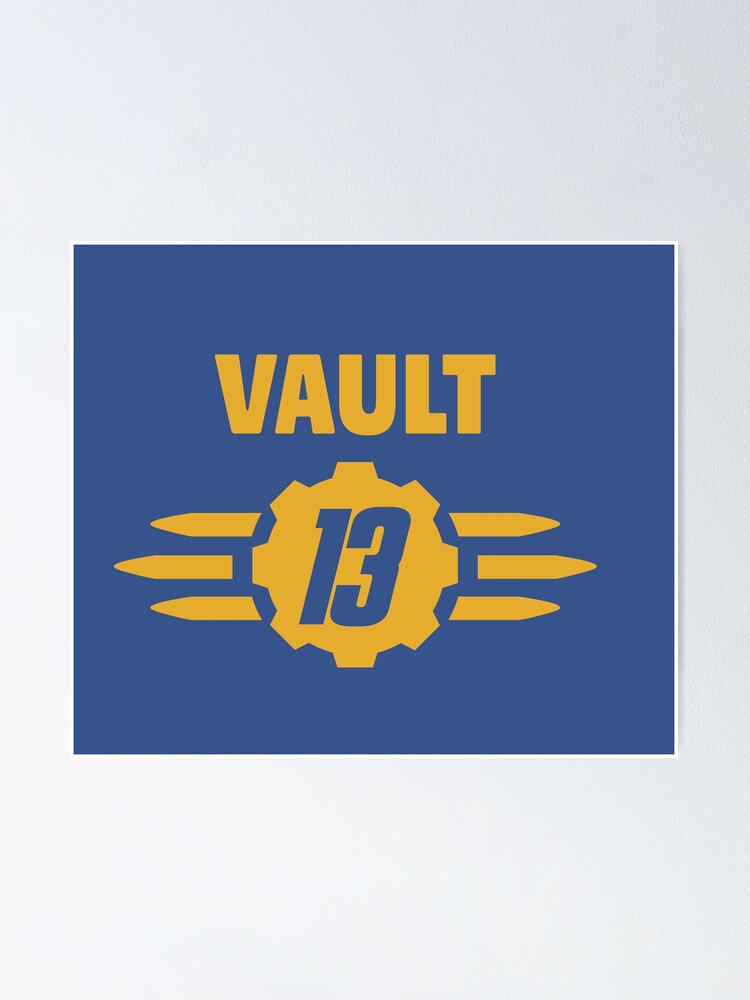"Vault 13 Logo" Poster by Mercatus | Redbubble