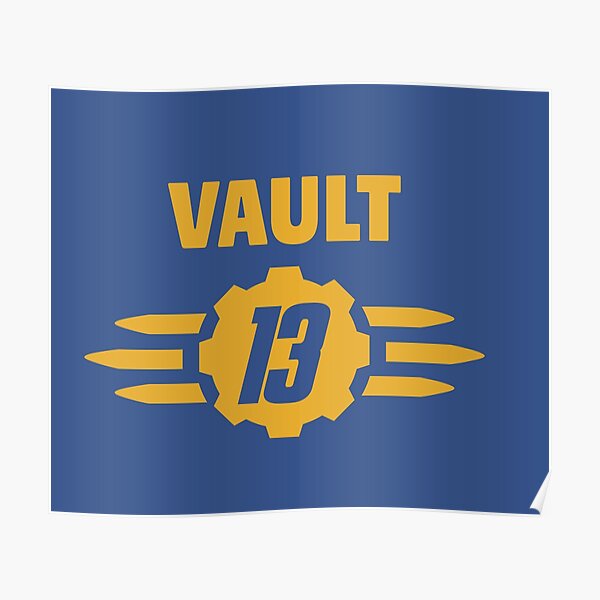 "Vault 13 Logo" Poster by Mercatus | Redbubble
