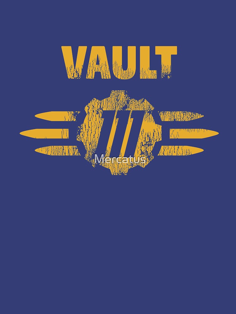 "Worn Vault 111 Logo" T-shirt for Sale by Mercatus | Redbubble ...