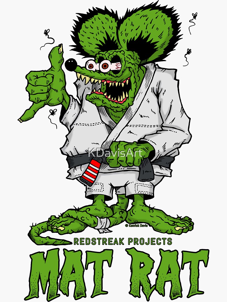 "MatRat" Sticker for Sale by KDavisArt | Redbubble