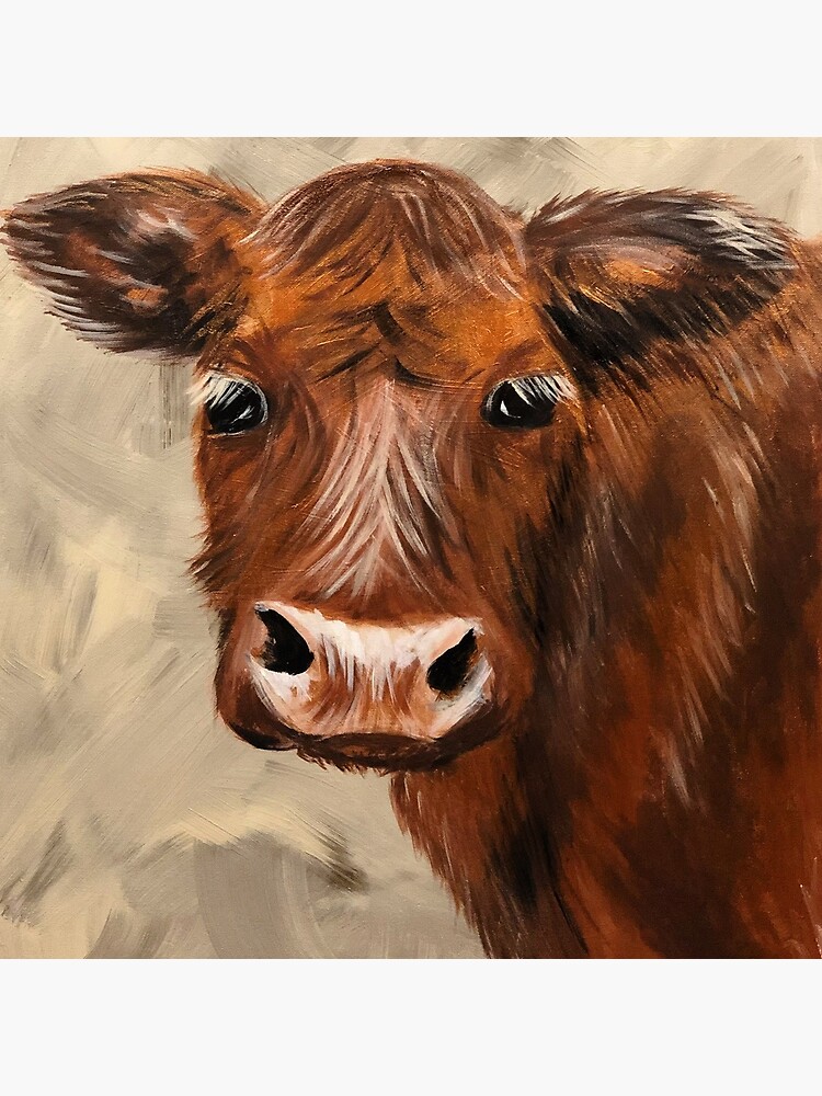 "Red Angus " Art Print for Sale by HannahAsherArt | Redbubble