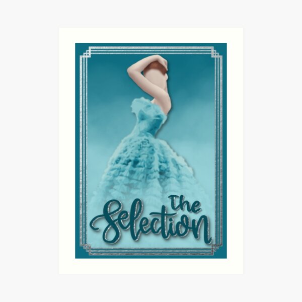 "The Selection Book Cover Art Stickers and More" Art Print by LizJim ...