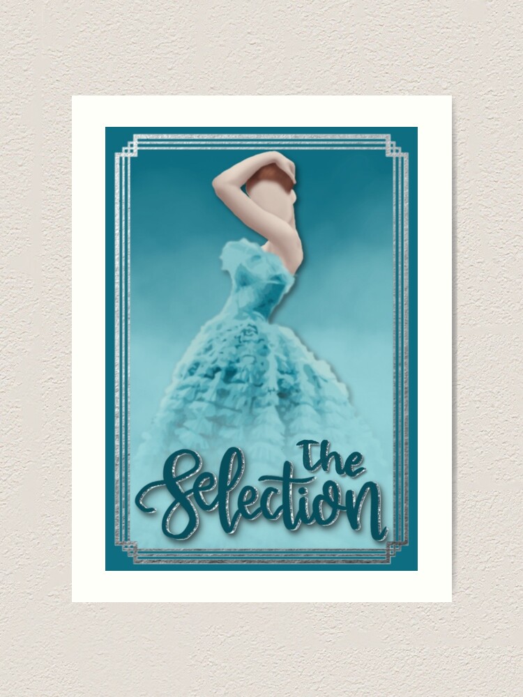"The Selection Book Cover Art Stickers and More" Art Print by LizJim ...