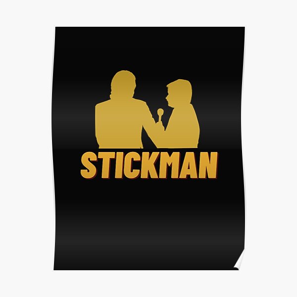 "Stickman" Poster by andyzdesigns | Redbubble