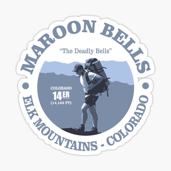 "The Maroon Bells (BG)" Sticker for Sale by curranmorgan | Redbubble
