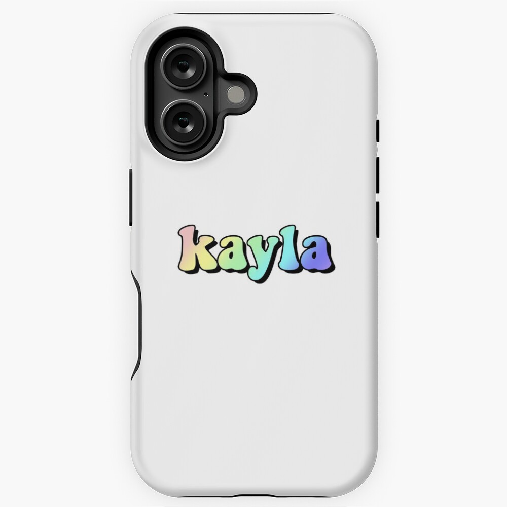 "aesthetic rainbow kayla name" Sticker for Sale by STAR10008 | Redbubble