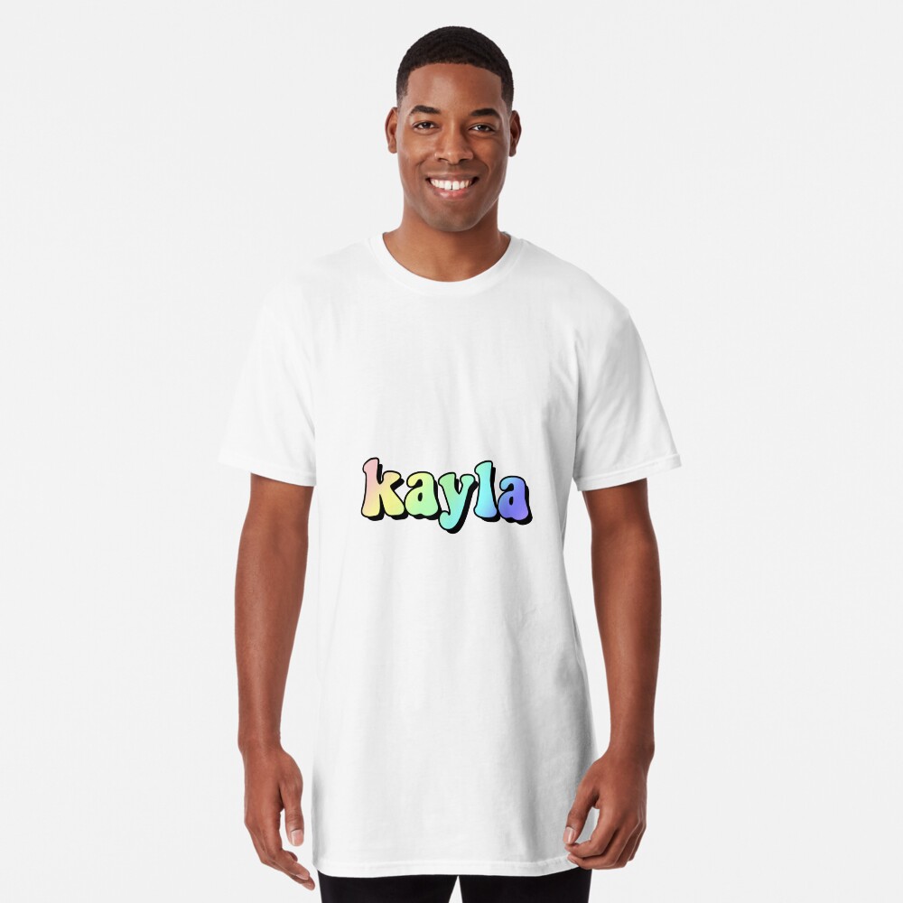 "aesthetic rainbow kayla name" Sticker for Sale by STAR10008 | Redbubble