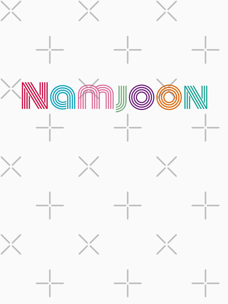 "BTS Kim Namjoon Dynamite Font" T-shirt for Sale by serendipitousMT ...