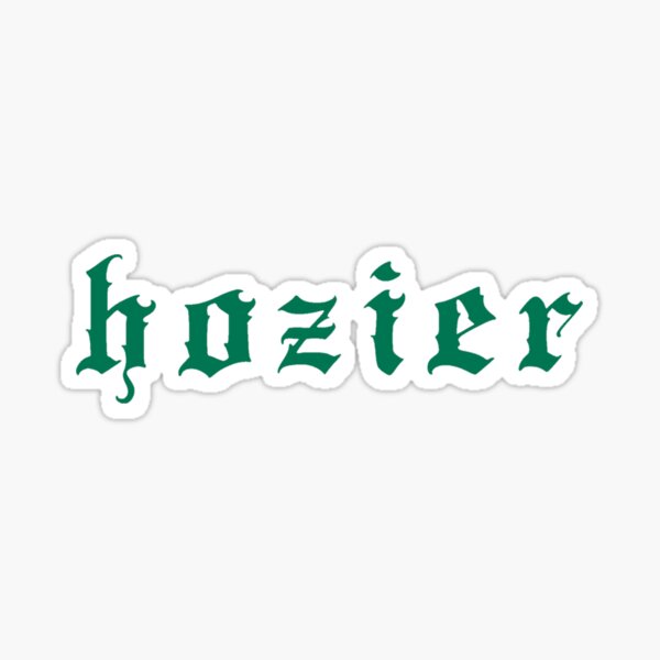 "hozier" Sticker by sineadbarnes20 | Redbubble