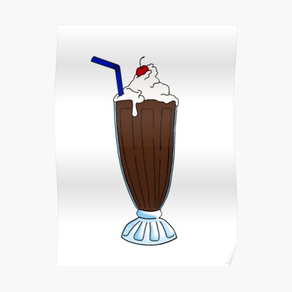 "Chocolate Milkshake" Poster for Sale by RubixCube89201 | Redbubble