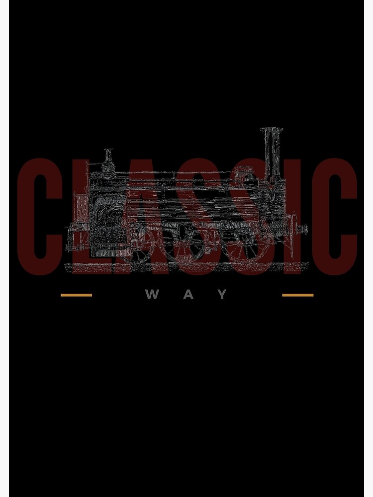 "Classic Way" Poster by Apsak | Redbubble