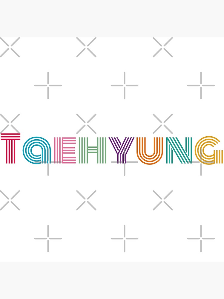 "BTS Kim Taehyung Dynamite Font" Metal Print by serendipitousMT | Redbubble