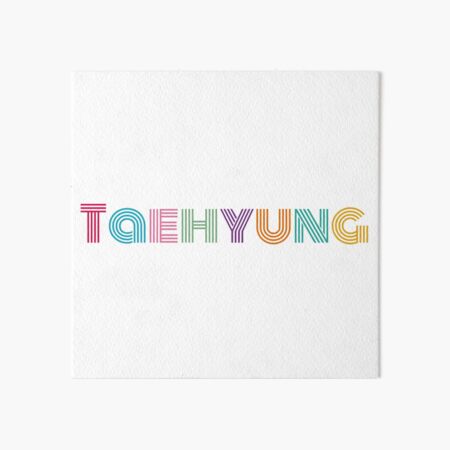 "BTS Kim Taehyung Dynamite Font" Art Board Print by serendipitousMT ...