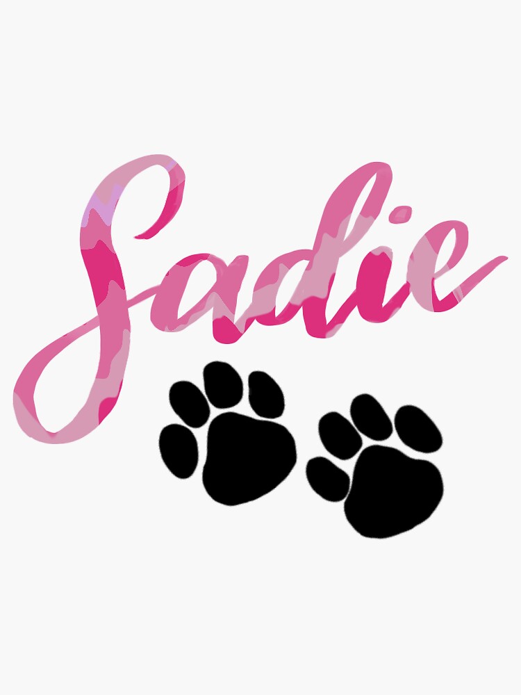"Sadie" Sticker for Sale by abbycordts | Redbubble