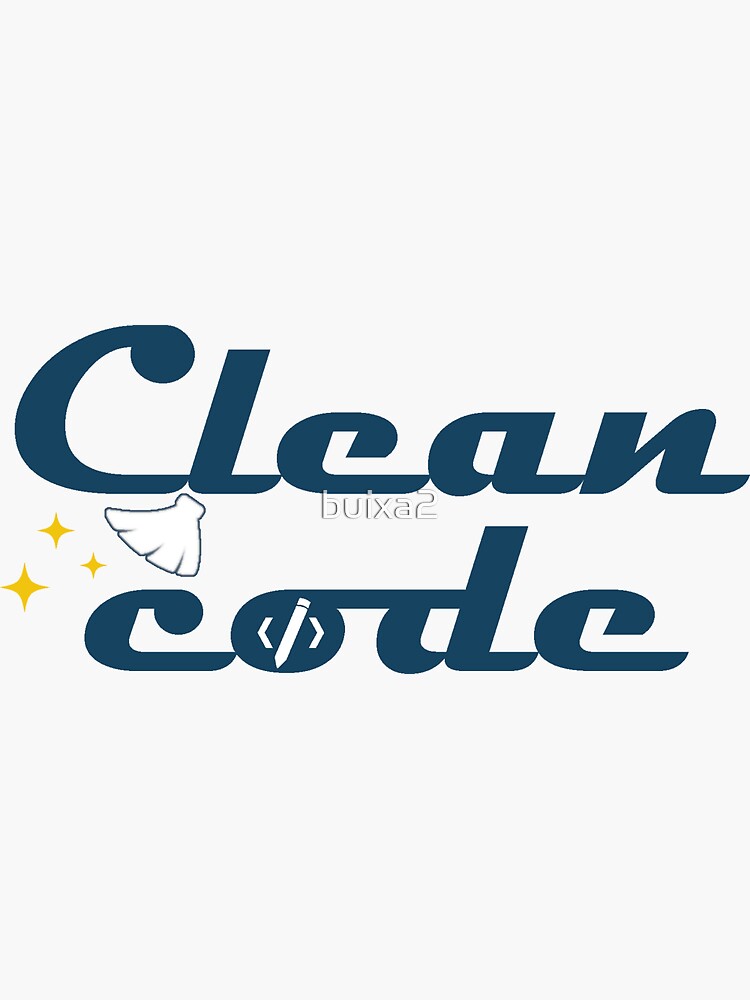 "Clean code sticker" Sticker by buixa2 | Redbubble