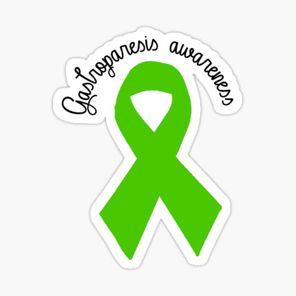 "Gastroparesis Awareness Ribbon" Sticker by kczotter | Redbubble