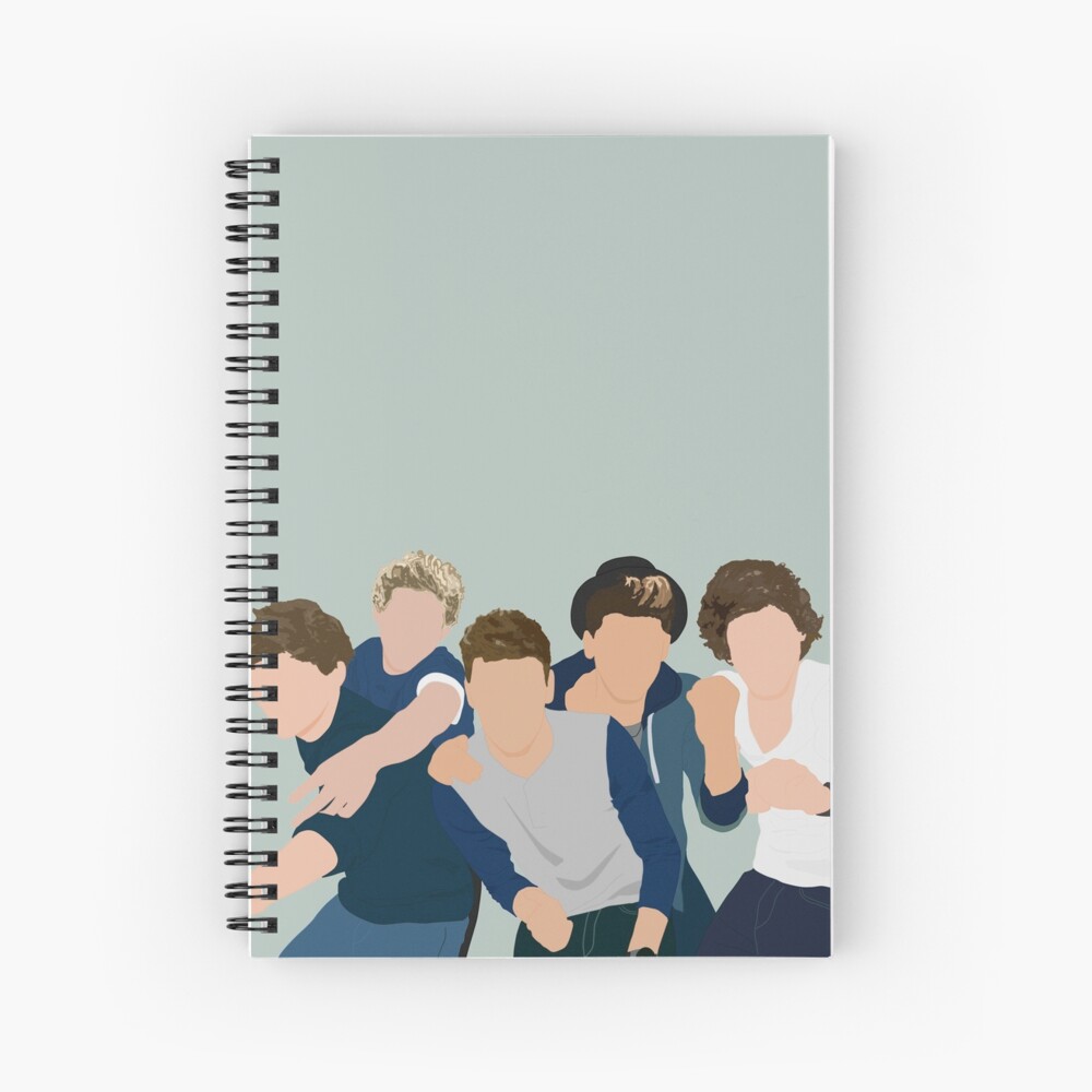 "One Direction" Spiral Notebook for Sale by camiferm | Redbubble