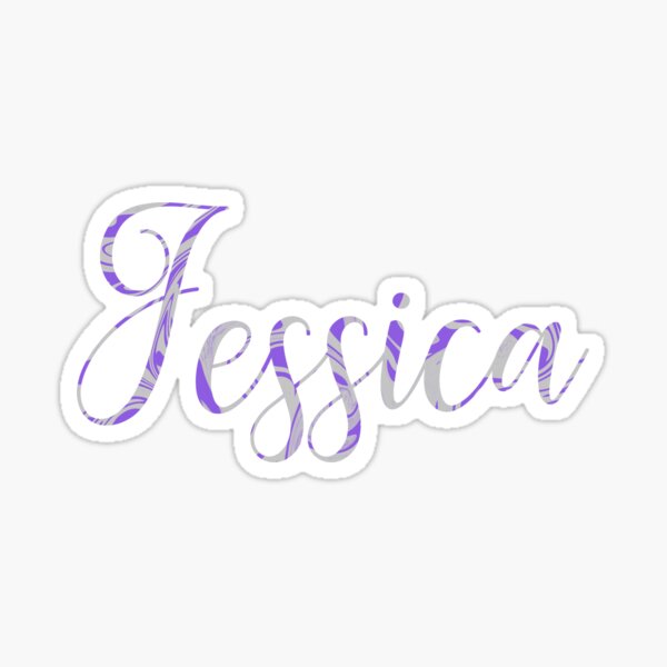 "Jessica" Sticker for Sale by fionnrussell | Redbubble