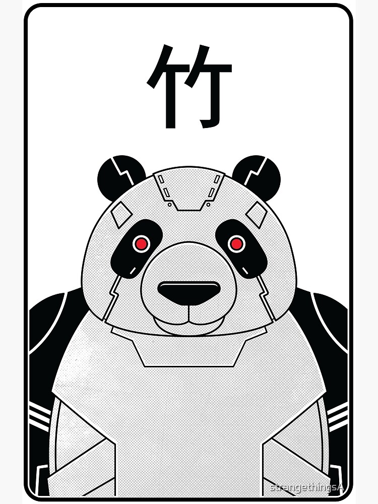 "Panda Bot" Poster by strangethingsA | Redbubble