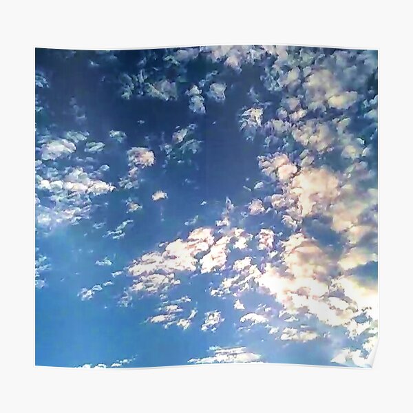 "Cumulus clouds photograph " Poster by ElespectroJ | Redbubble