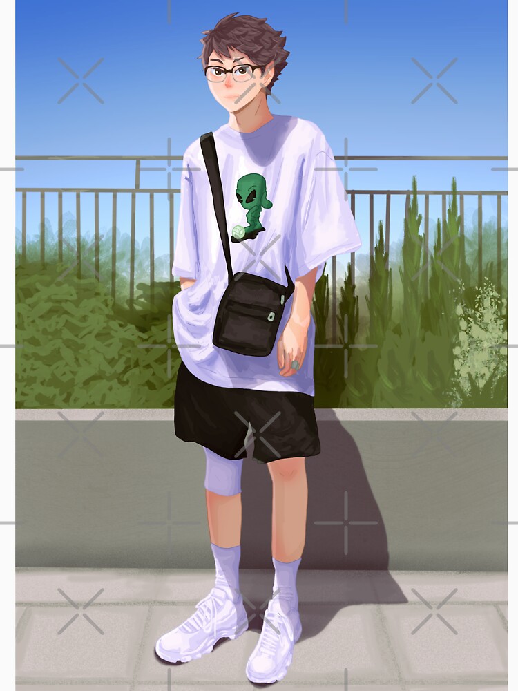 "Oikawa With Glasses" Essential T-Shirt for Sale by MeraiahMarie ...