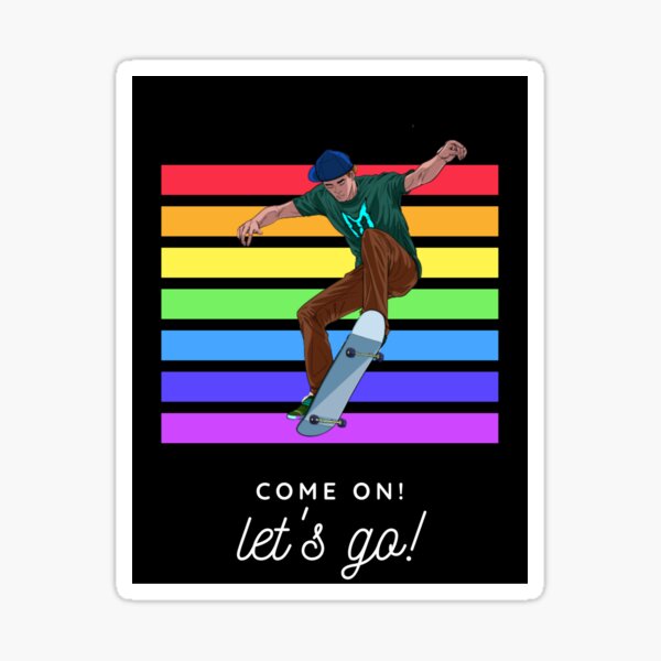 "Come ON!" Sticker for Sale by Adhamsaad | Redbubble