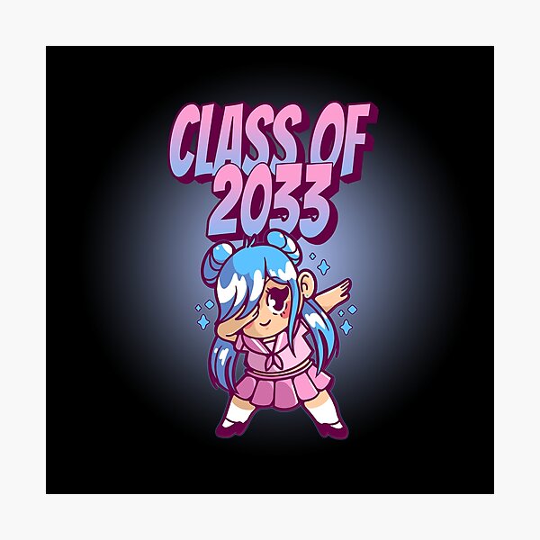 "Class of 2033 Anime Girl" Photographic Print for Sale by gapanet ...