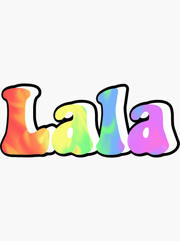 "Lala custom!" Sticker by wonderfulgia | Redbubble