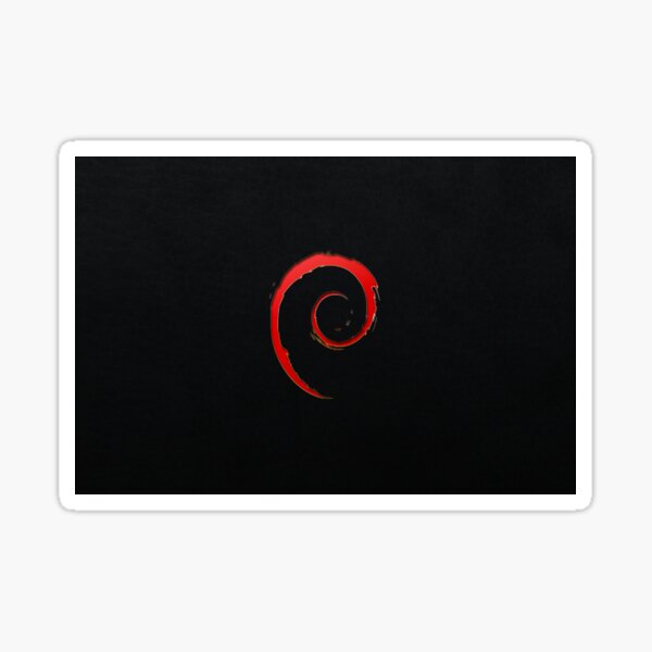 "debian logo " Sticker for Sale by salam1212 | Redbubble